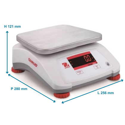 Balance compacte, portée 30 Kg - précision 5g - V22PWE30T